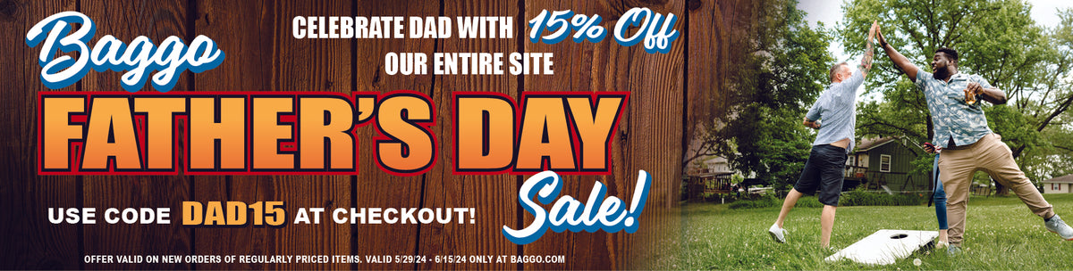 Portable bag toss and regulation wood cornhole games from Baggo – Baggo Inc