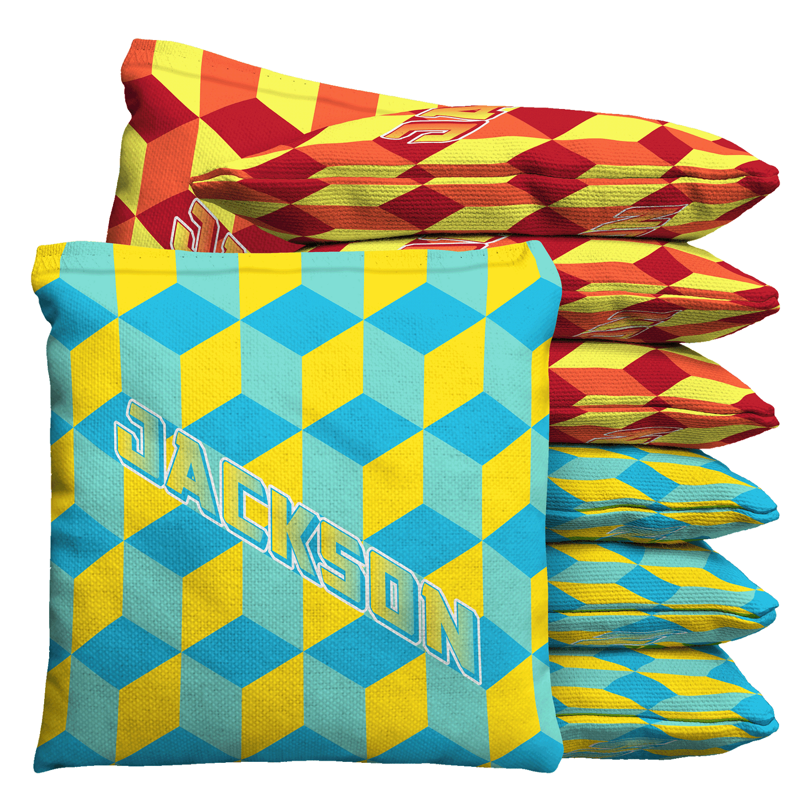 Cubes Forever Baggo Cornhole Bean Bag Toss Bags (set of 8) – Baggo Inc