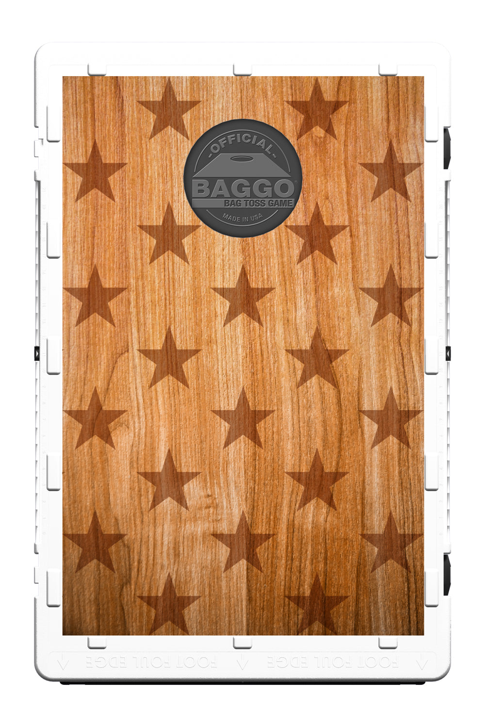 Patriotic Timber Bean Bag Toss Game by BAGGO – Baggo Inc